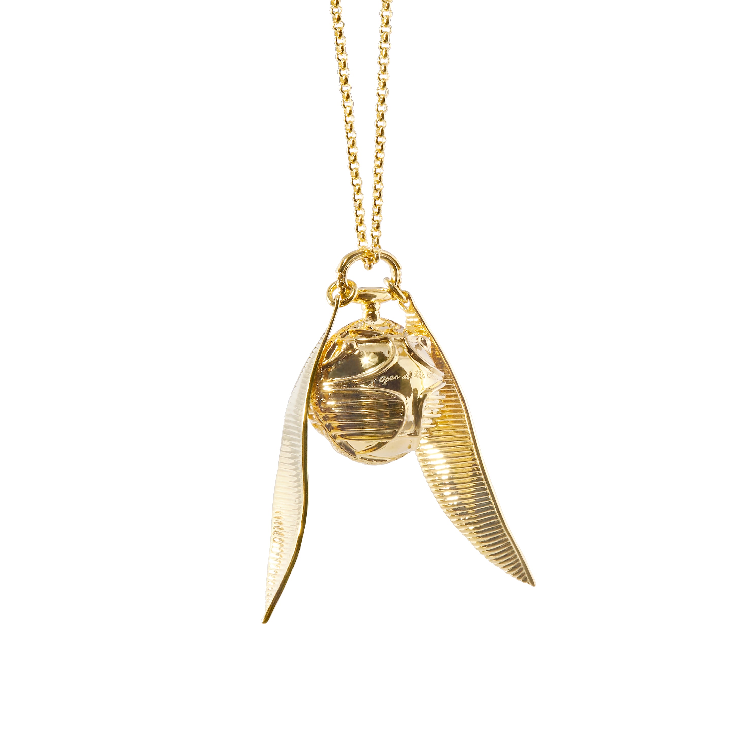 Made To Order: Locket Golden Snitch Necklace – Freeman Jewellery Design