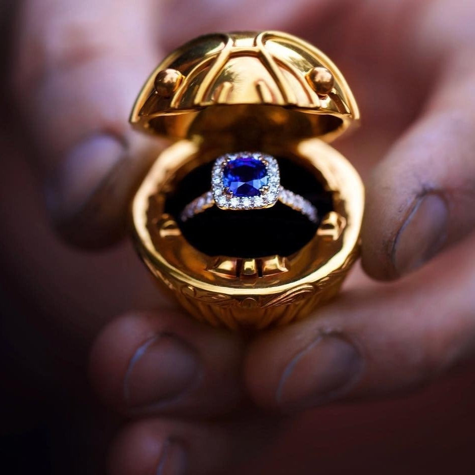 The Golden Snitch Ring Box – Freeman Jewellery Design